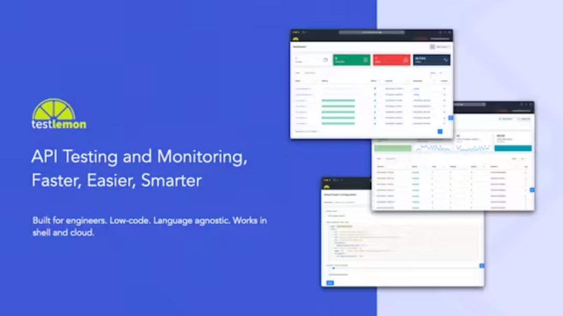 Testlemon Low Code Api Testing And Website Monitoring Tool Steemhunt
